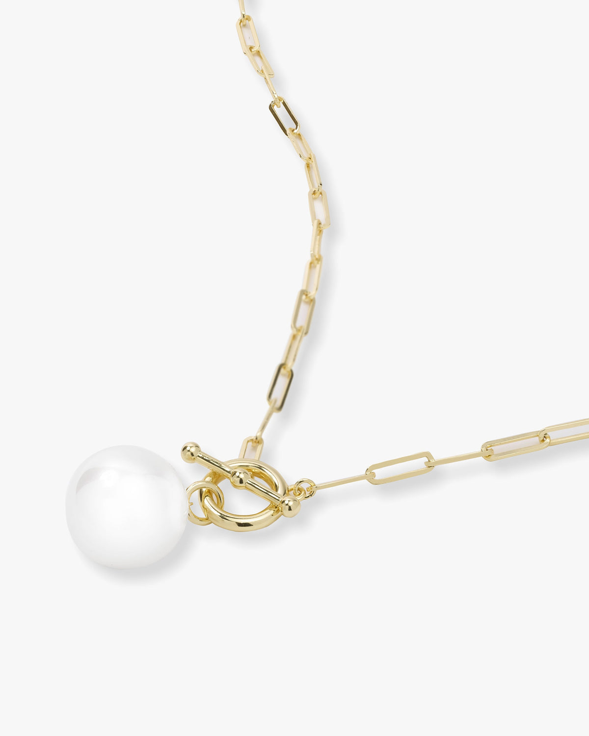 Life's A Ball Pearl Pendant Necklace - Gold – Melinda Maria Jewelry