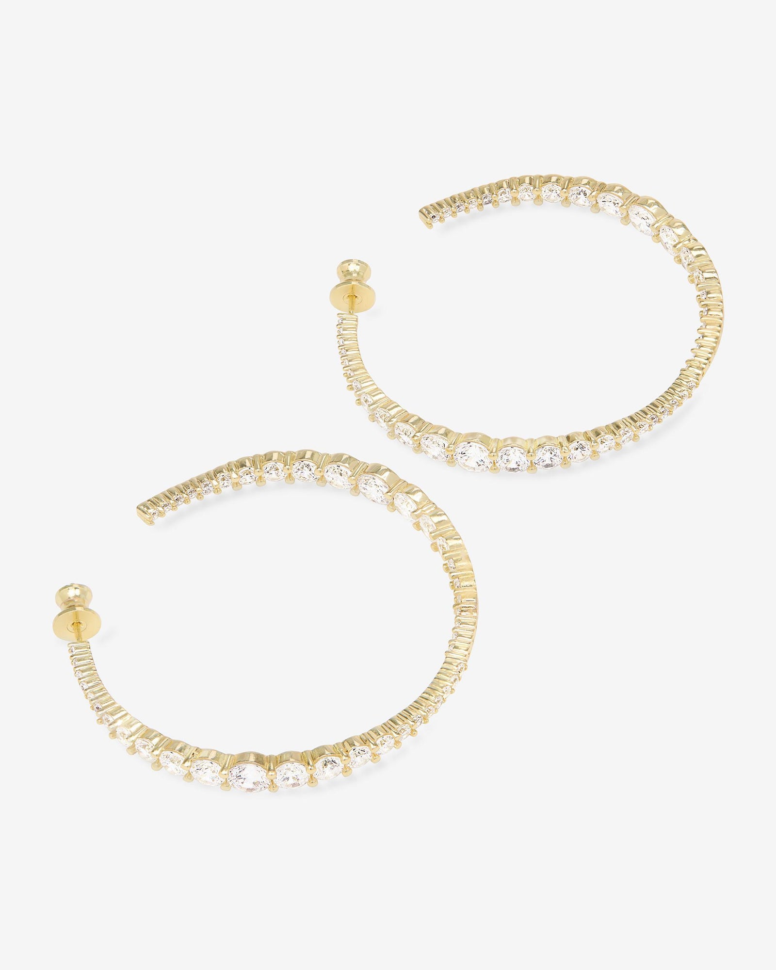 "Oh She Fancy" Graduated Hoops 2"- Bold Gold Statement