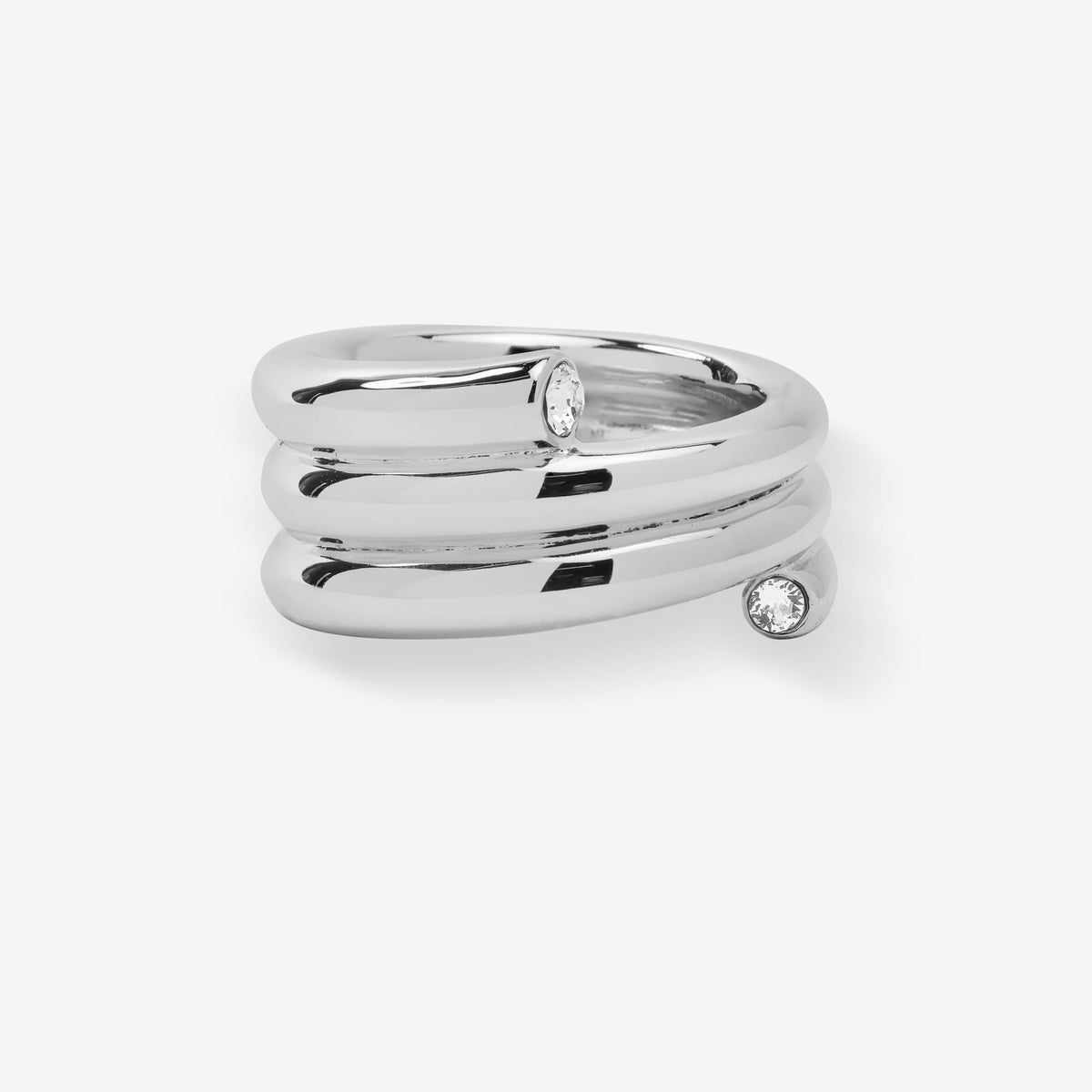 spiral ring silver